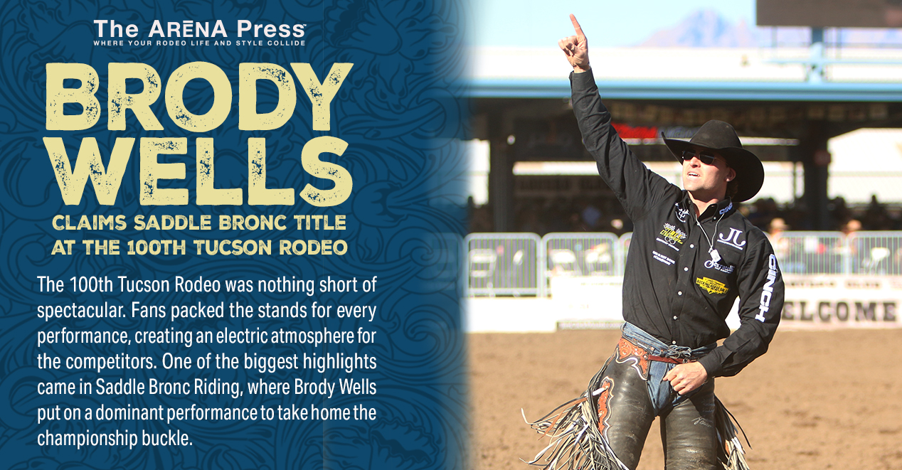 Brody Wells Saddle Bronc Tucson Rodeo