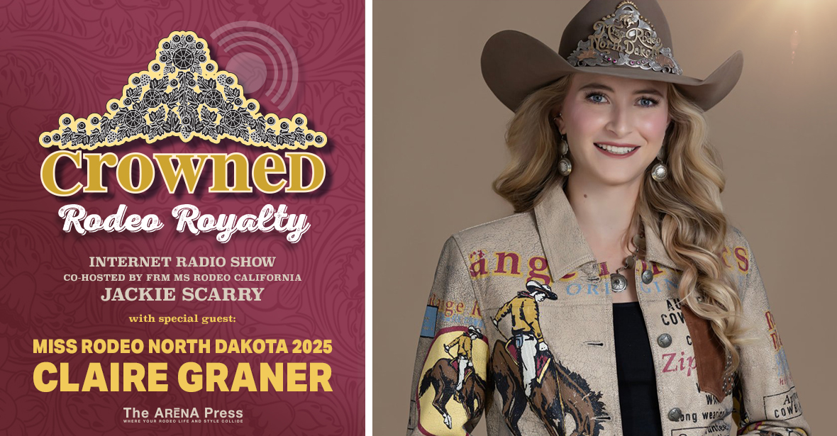 Crowned visits with Claire Graner, Miss Rodeo North Dakota 2025